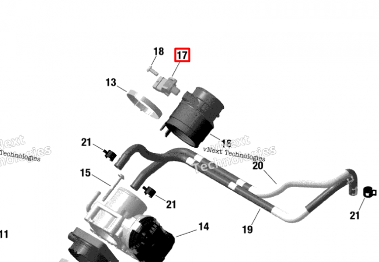 420274057 Датчик давления воздуха