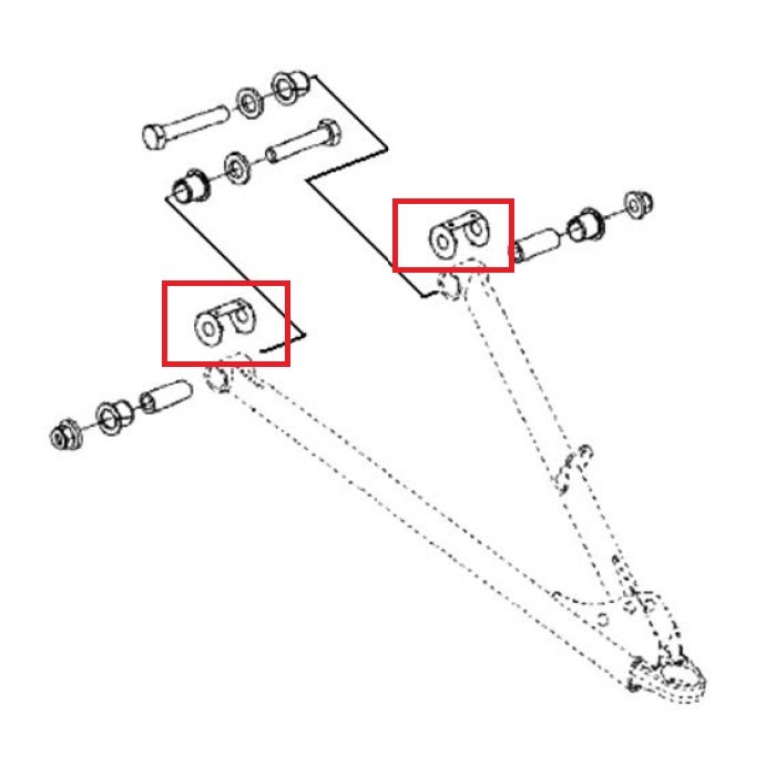 505072634 Крепежная Скоба Нижнего Рычага Для Ski Doo